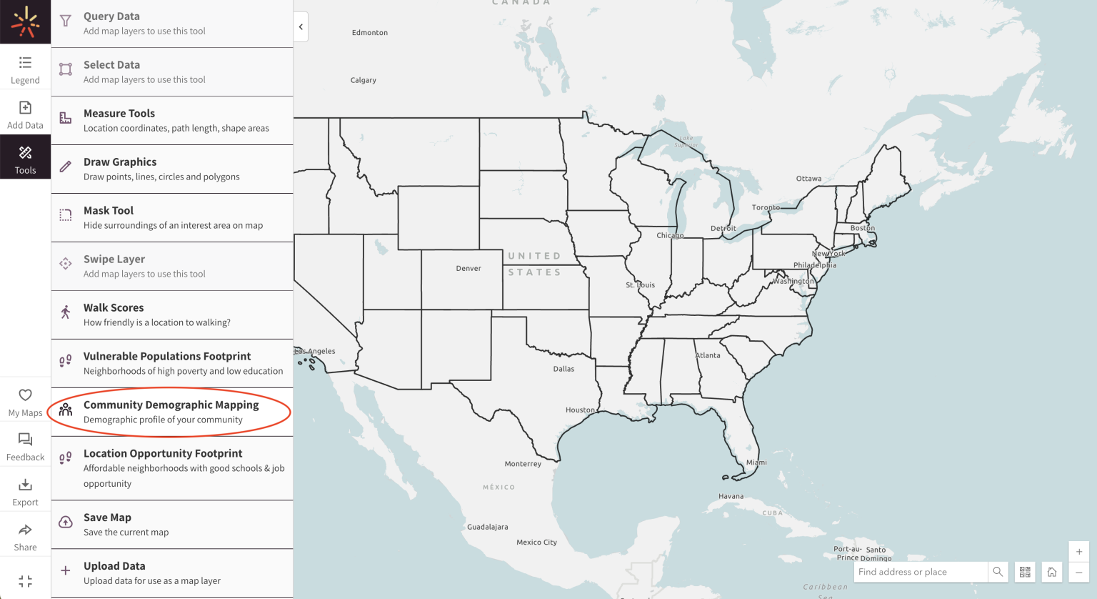 How to Use the Community Demographic Mapping Tool - SparkMap